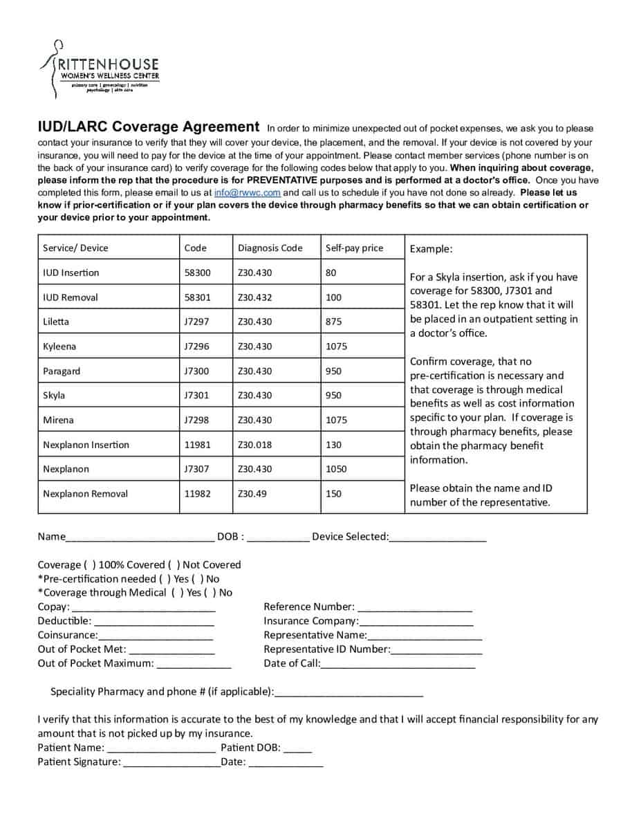 Forms – Rittenhouse Women's Wellness Center